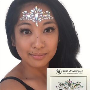 Rave Wonderland | Makeup | Rhinestone Face Jewel Rave Festival | Poshmark